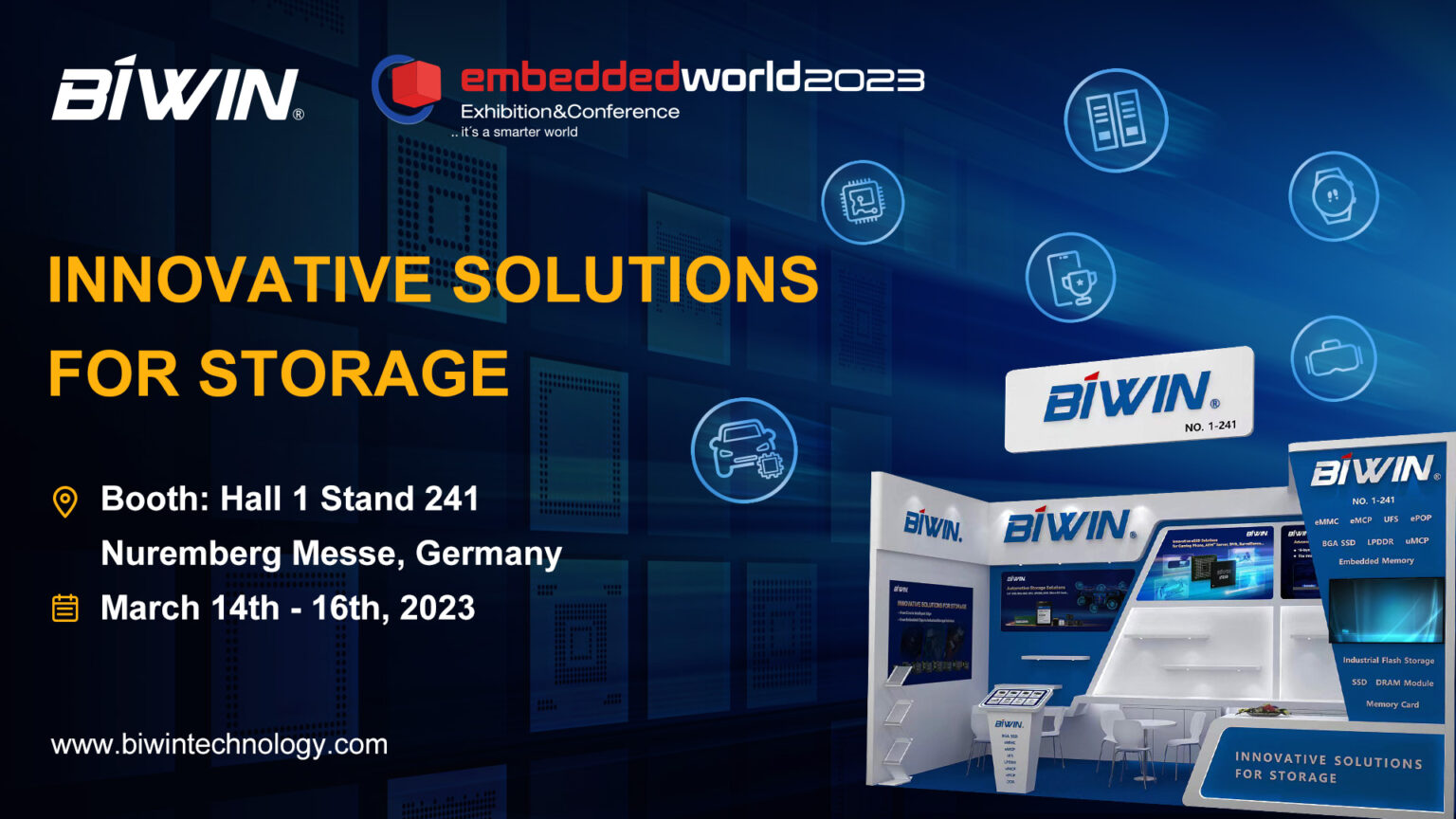 EW23: BIWIN Shows Best-in-Class Embedded & Industrial Storage