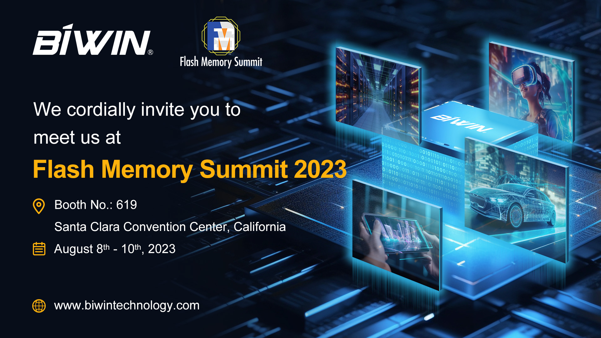 BIWIN Brings the Latest Innovative Storage Solutions to FMS 2023